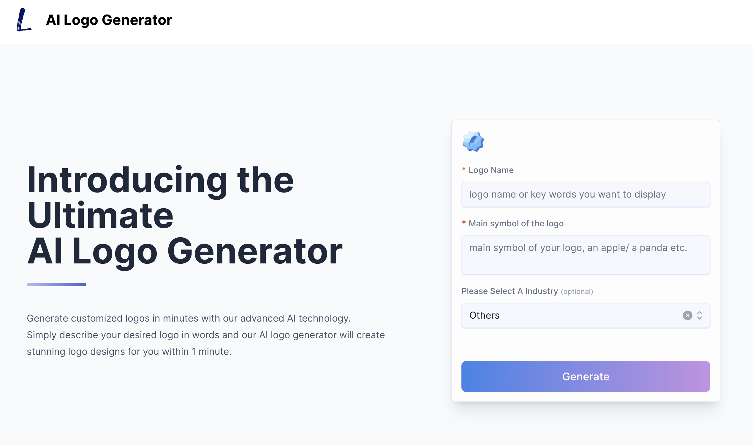AI Logo Generator | SaaS AI Tools