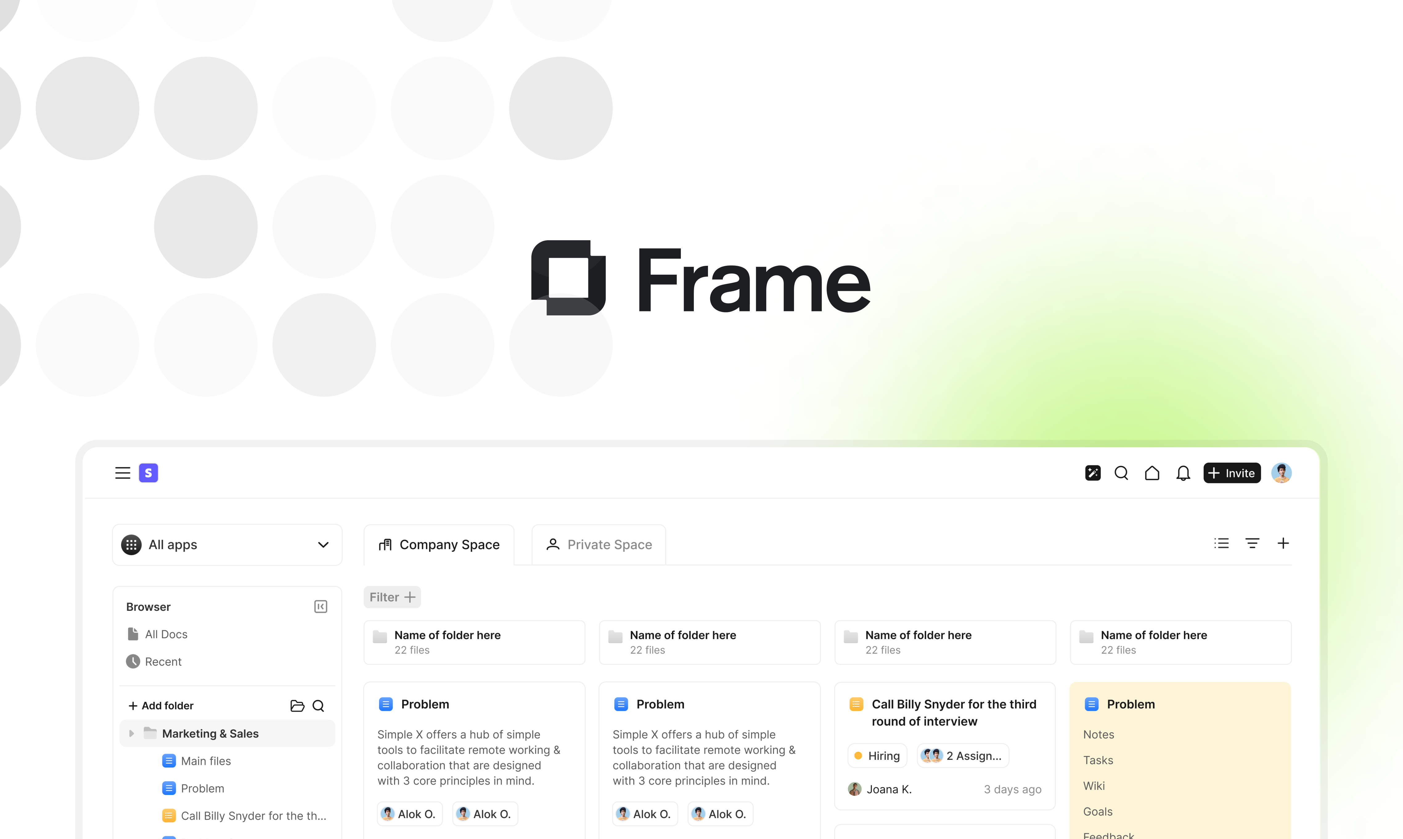 Frame | SaaS AI Tools
