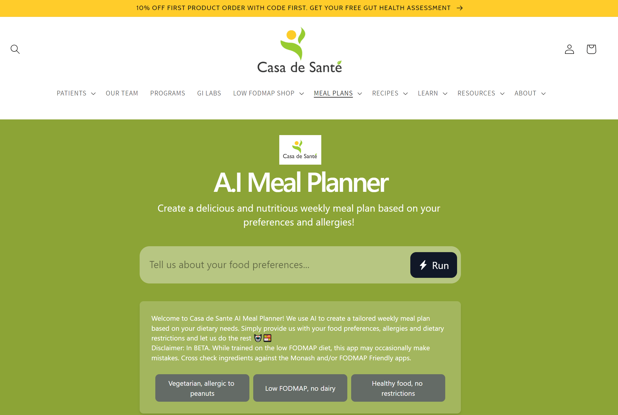 AI Meal Planner | SaaS AI Tools