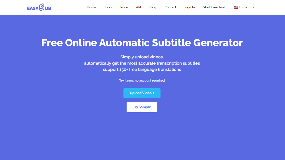 EasySub - Auto Subtitle Generator | SaaS AI Tools