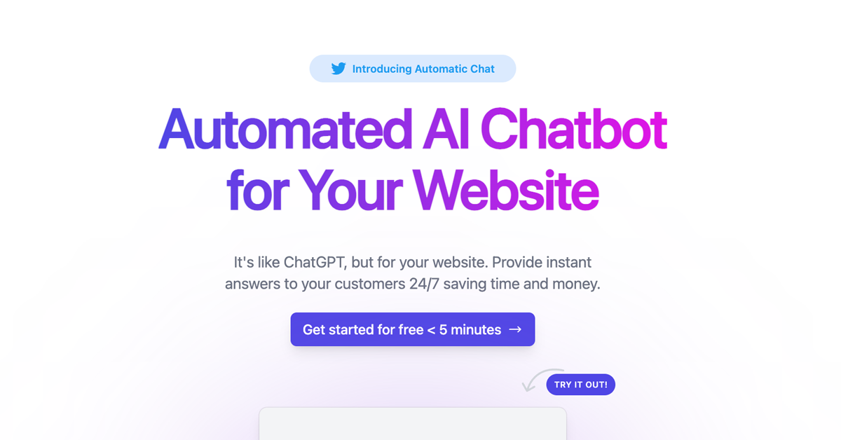 Automatic.chat | SaaS AI Tools
