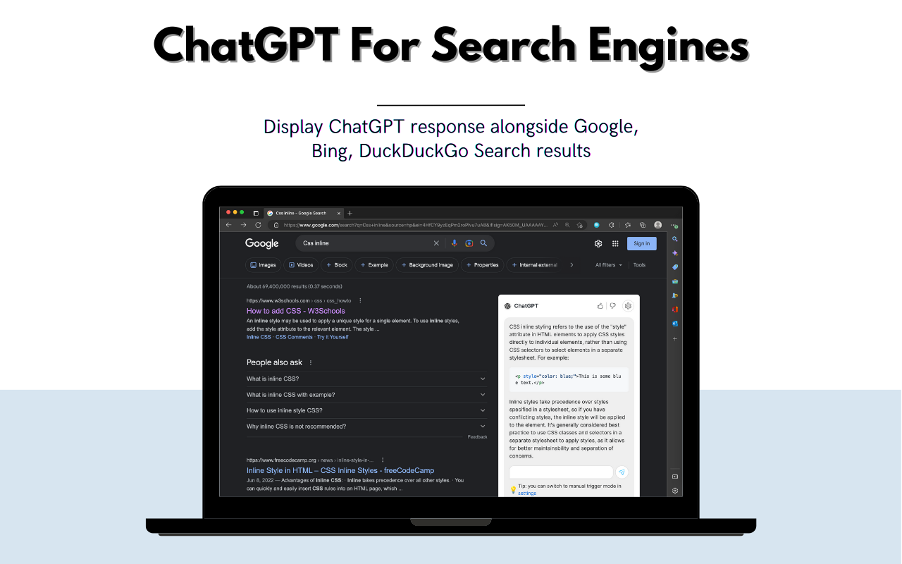 ChatGPT for Search Engines | SaaS AI Tools