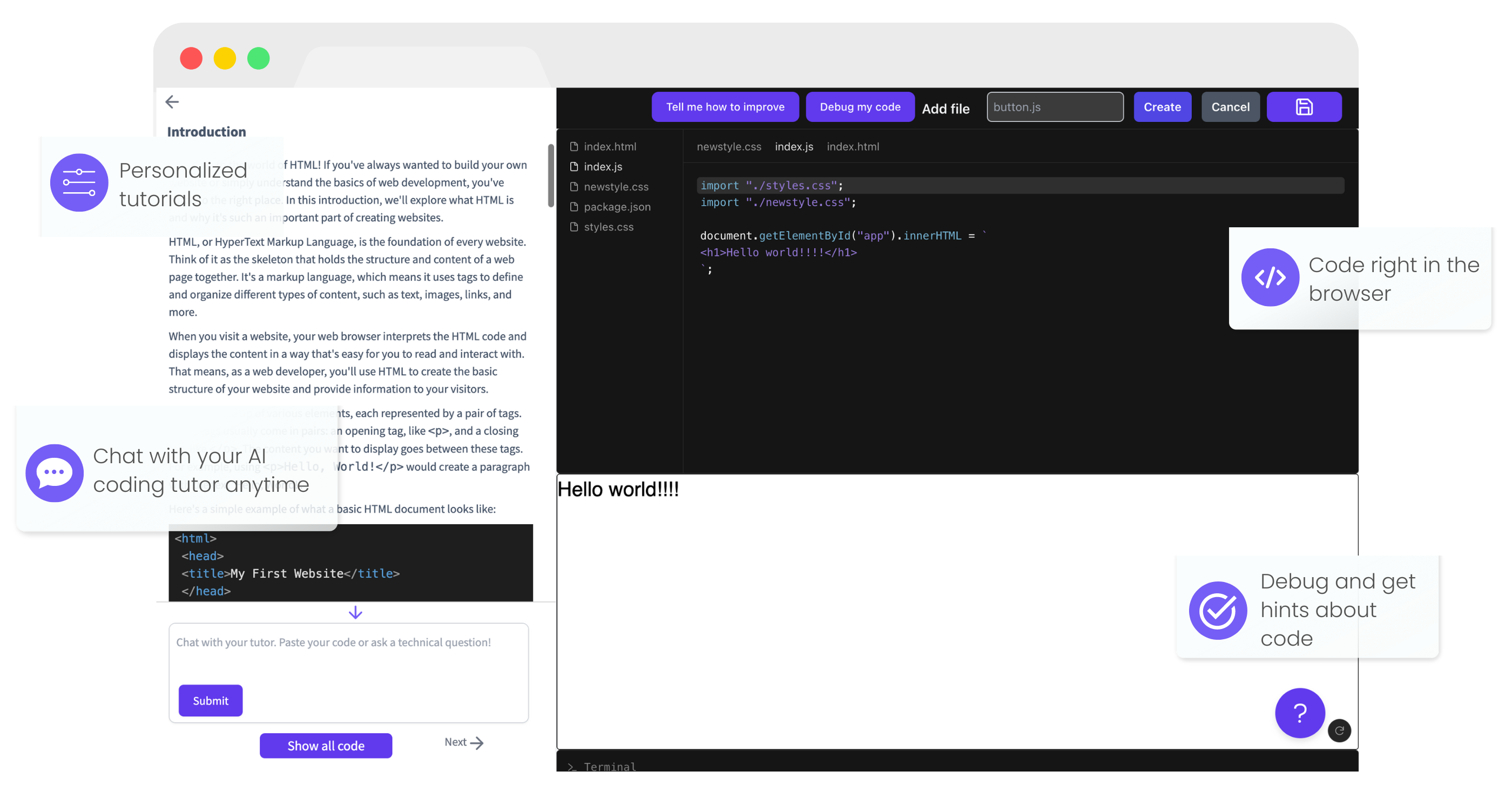 CodeTutorAI | SaaS AI Tools