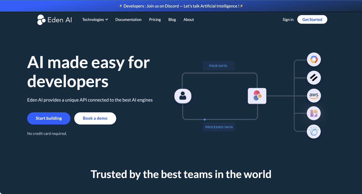 Eden AI | SaaS AI Tools