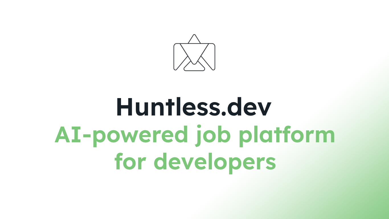 Huntless.dev | SaaS AI Tools