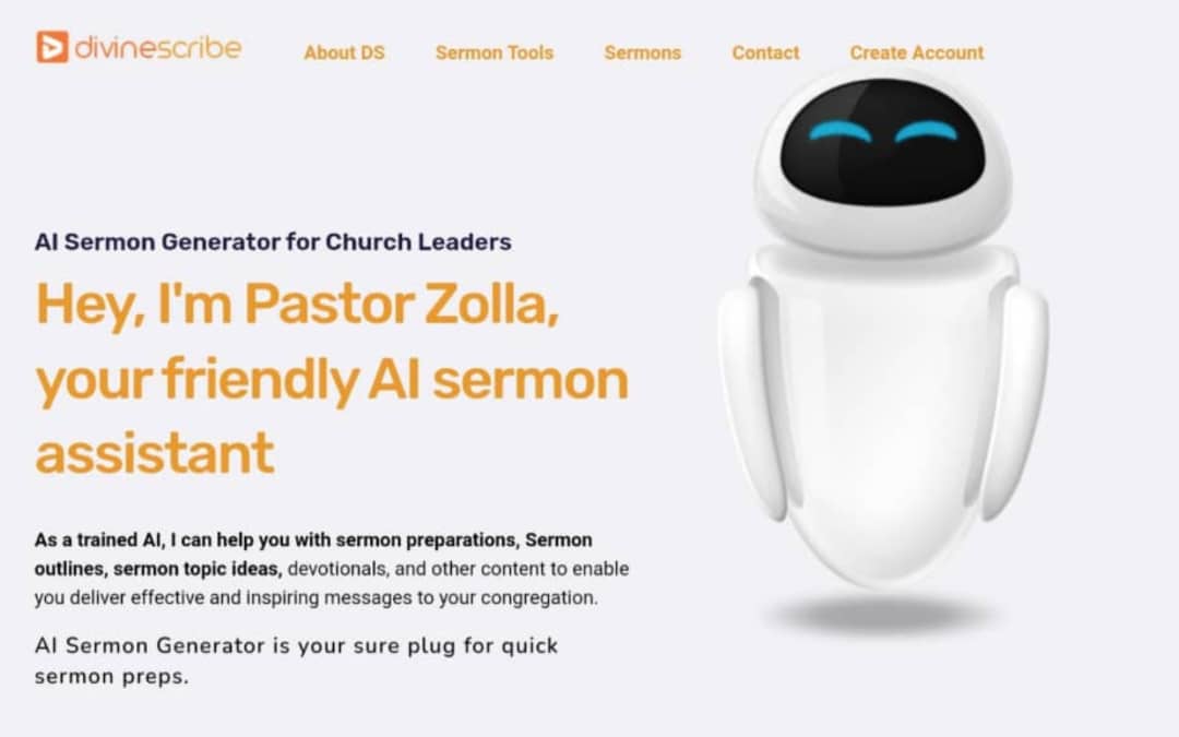 Divine Scribe AI Sermon Generator | SaaS AI Tools