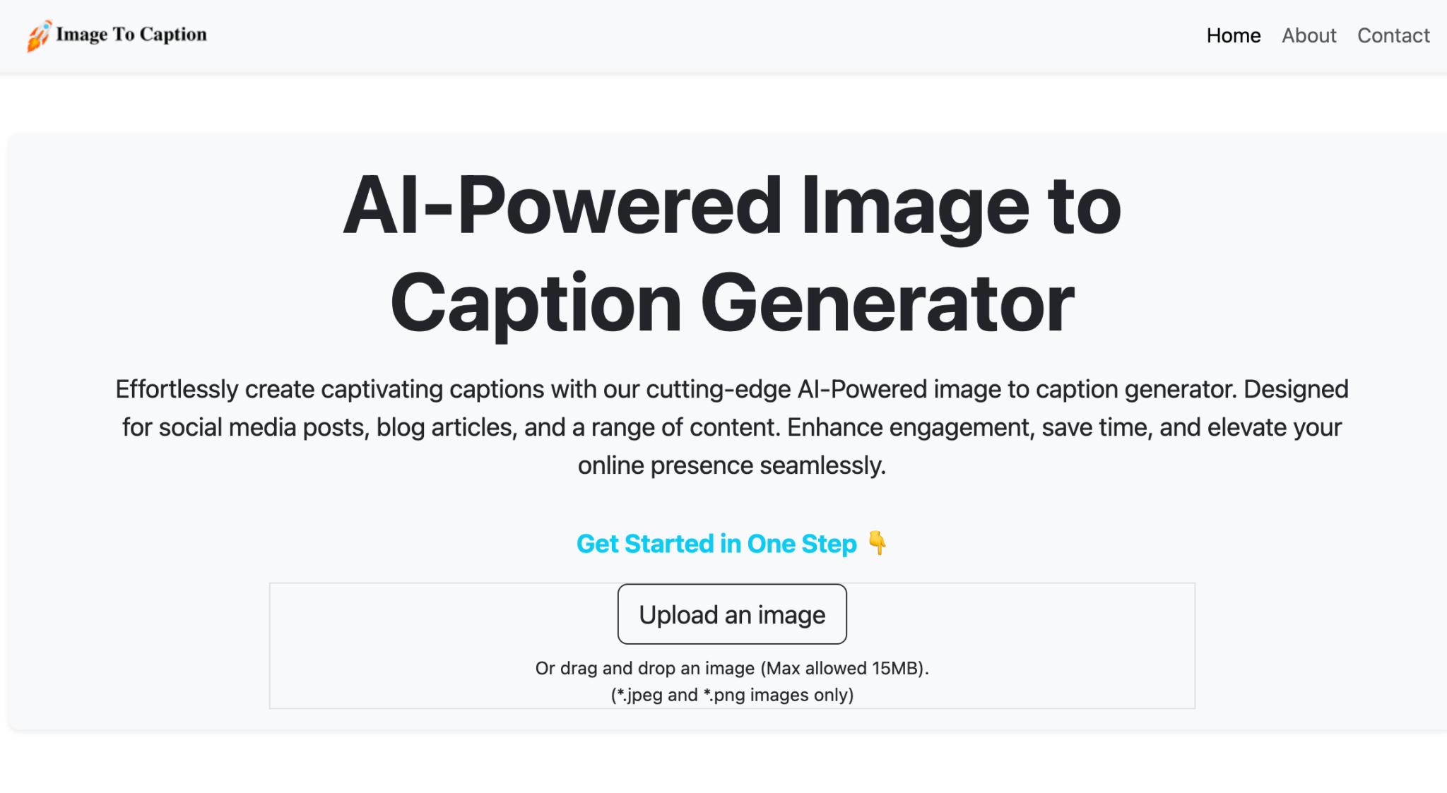 Image to Caption Generator | SaaS AI Tools