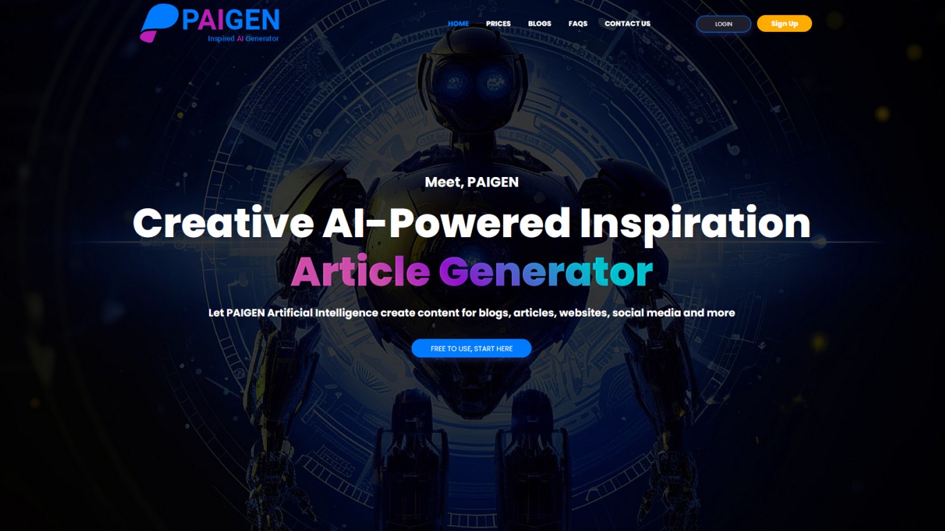 PAIGEN AI | SaaS AI Tools