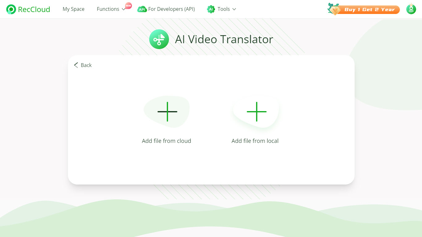 RecCloud AI Video Translator | SaaS AI Tools