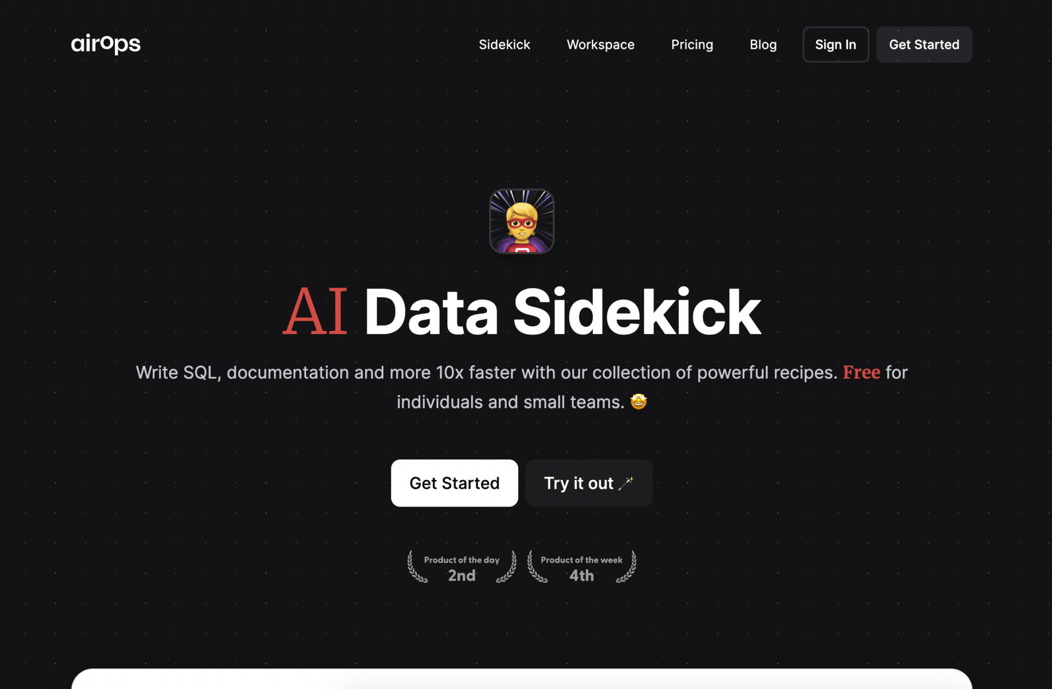 AI Data Sidekick | SaaS AI Tools