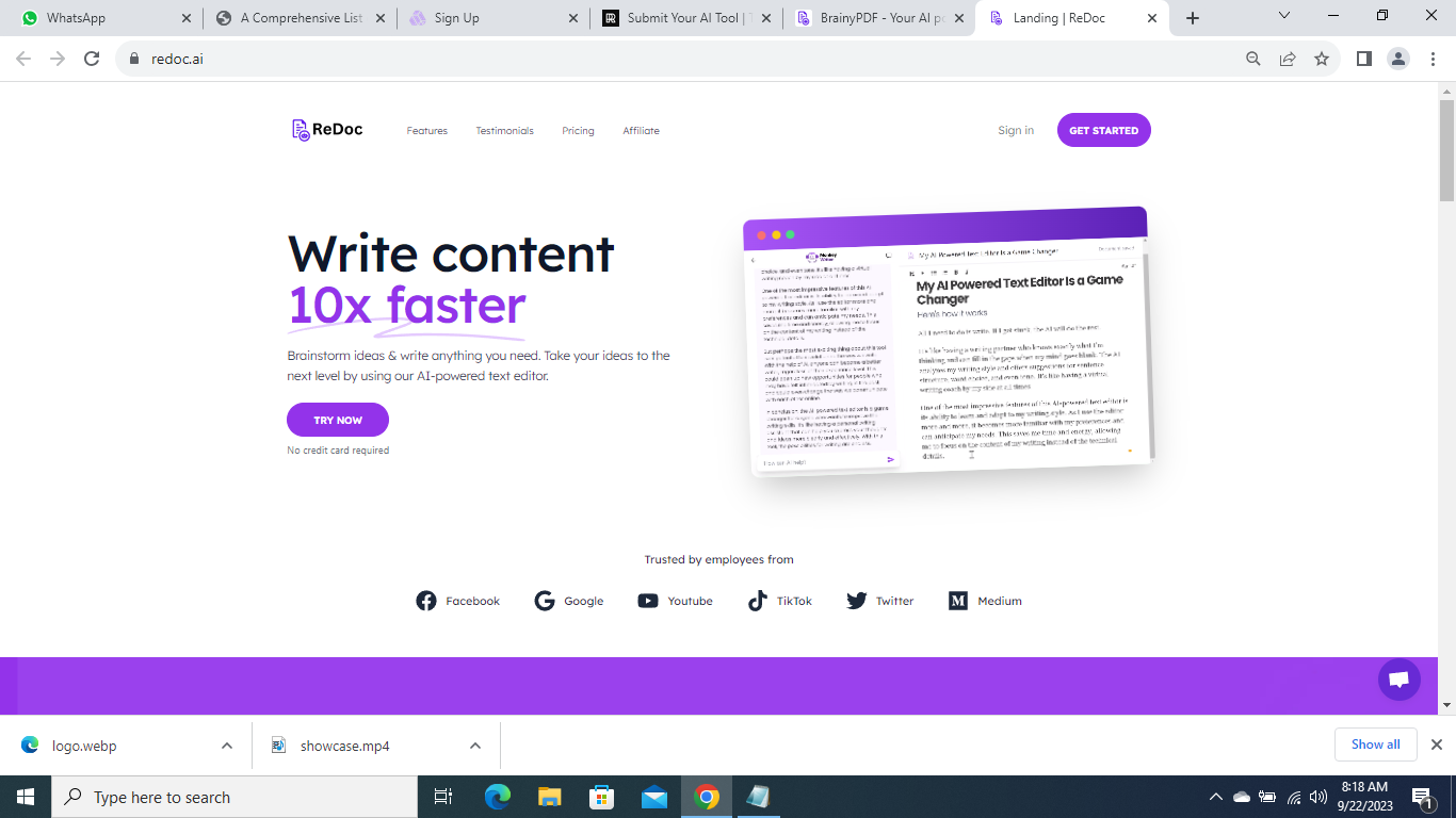ReDoc | SaaS AI Tools