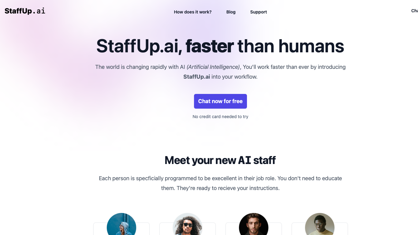StaffUp.ai | SaaS AI Tools