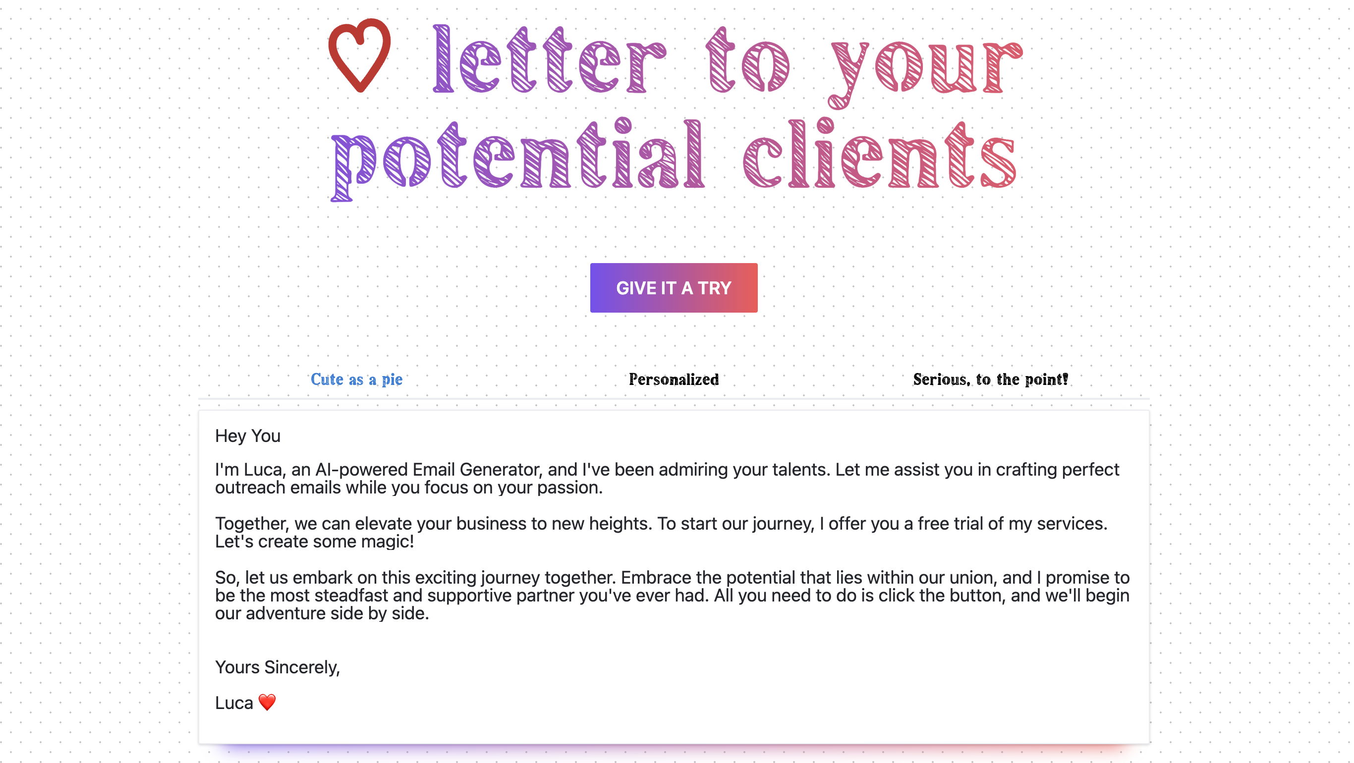 HelloLuca | SaaS AI Tools