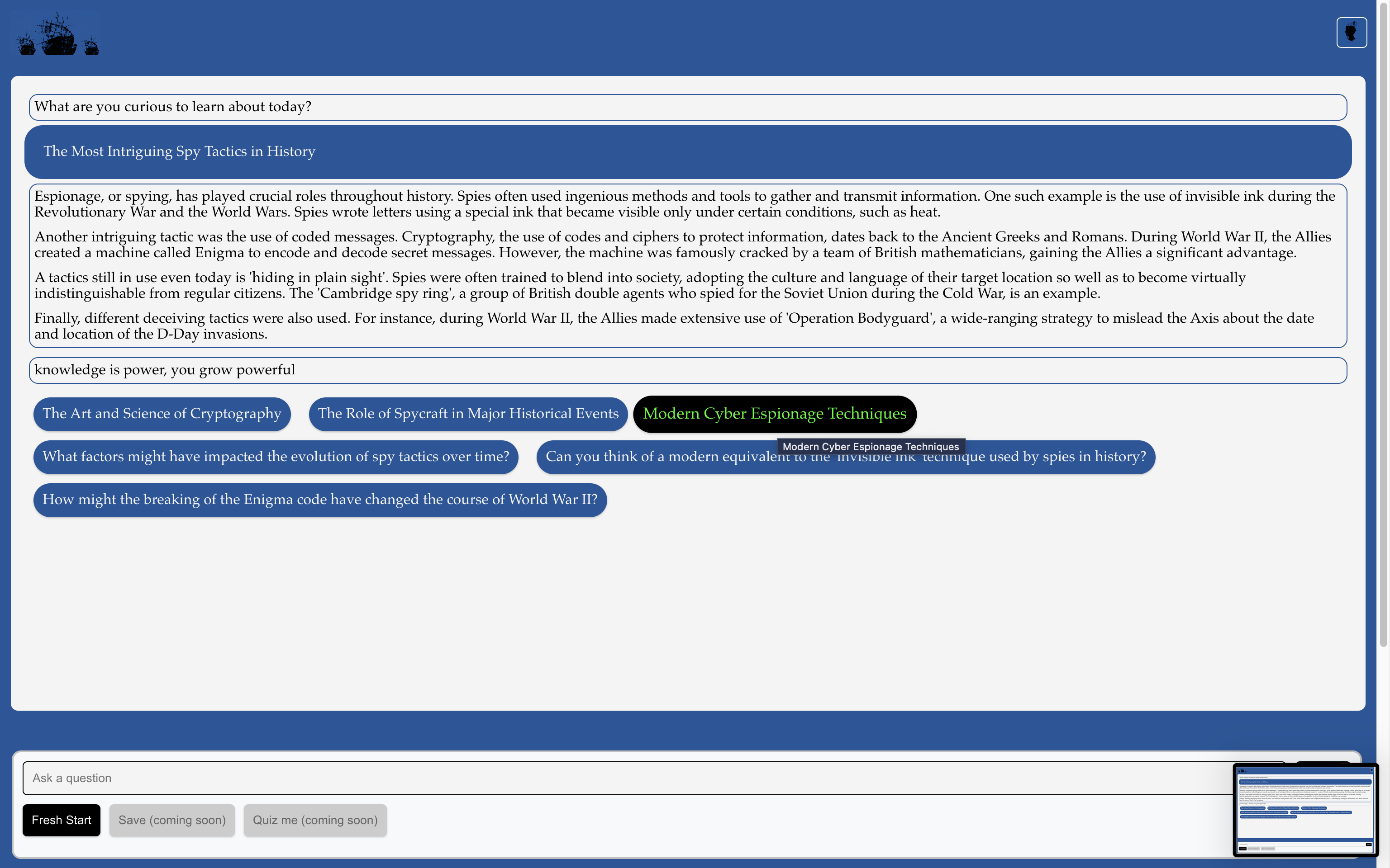 Curiosity Quest | SaaS AI Tools