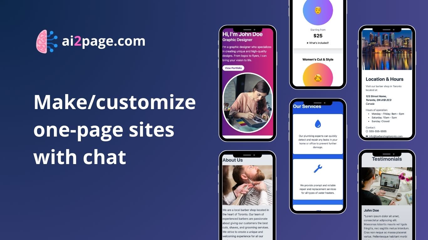 ai2page.com | SaaS AI Tools