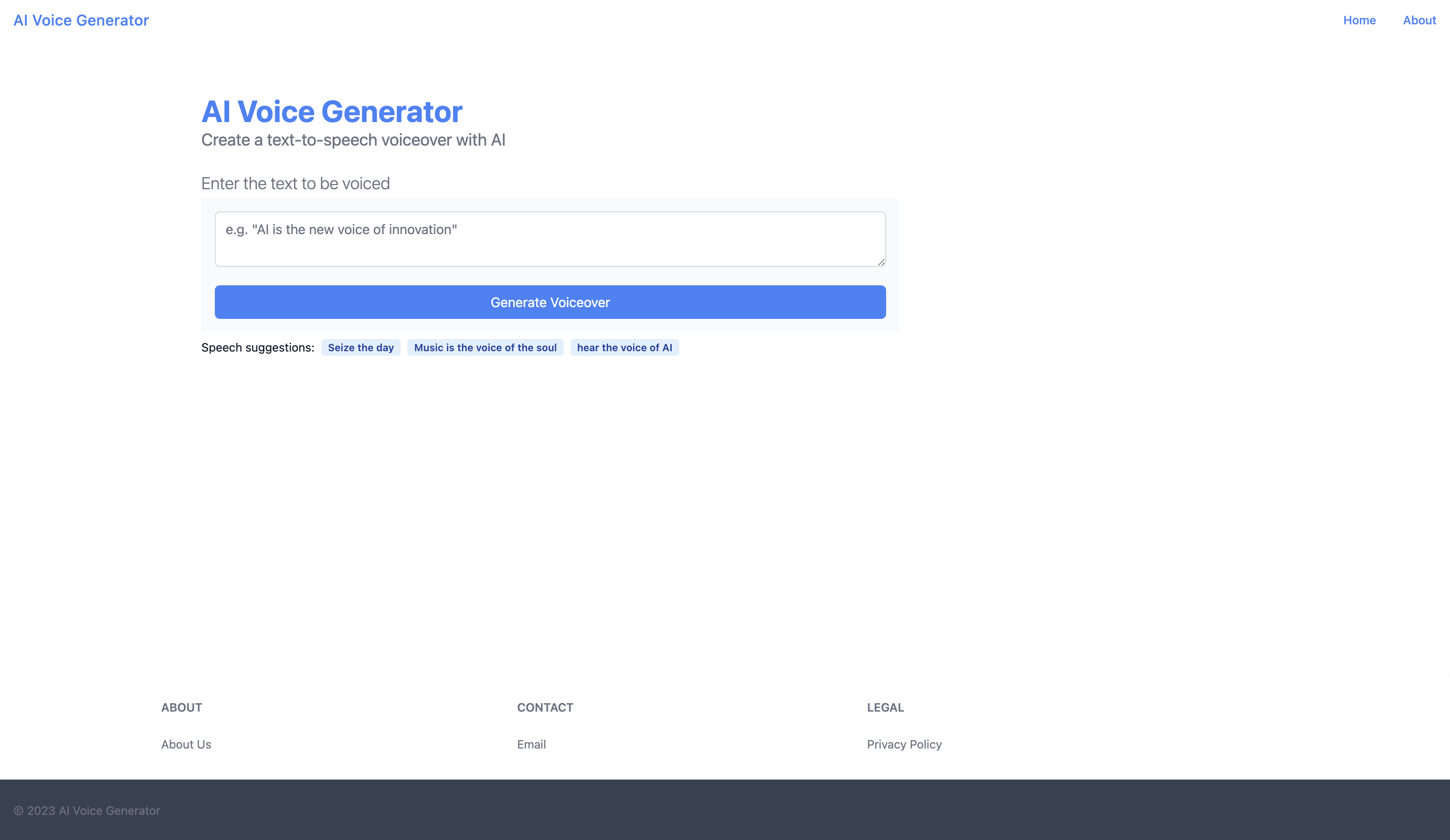 AI Voice Generator | SaaS AI Tools