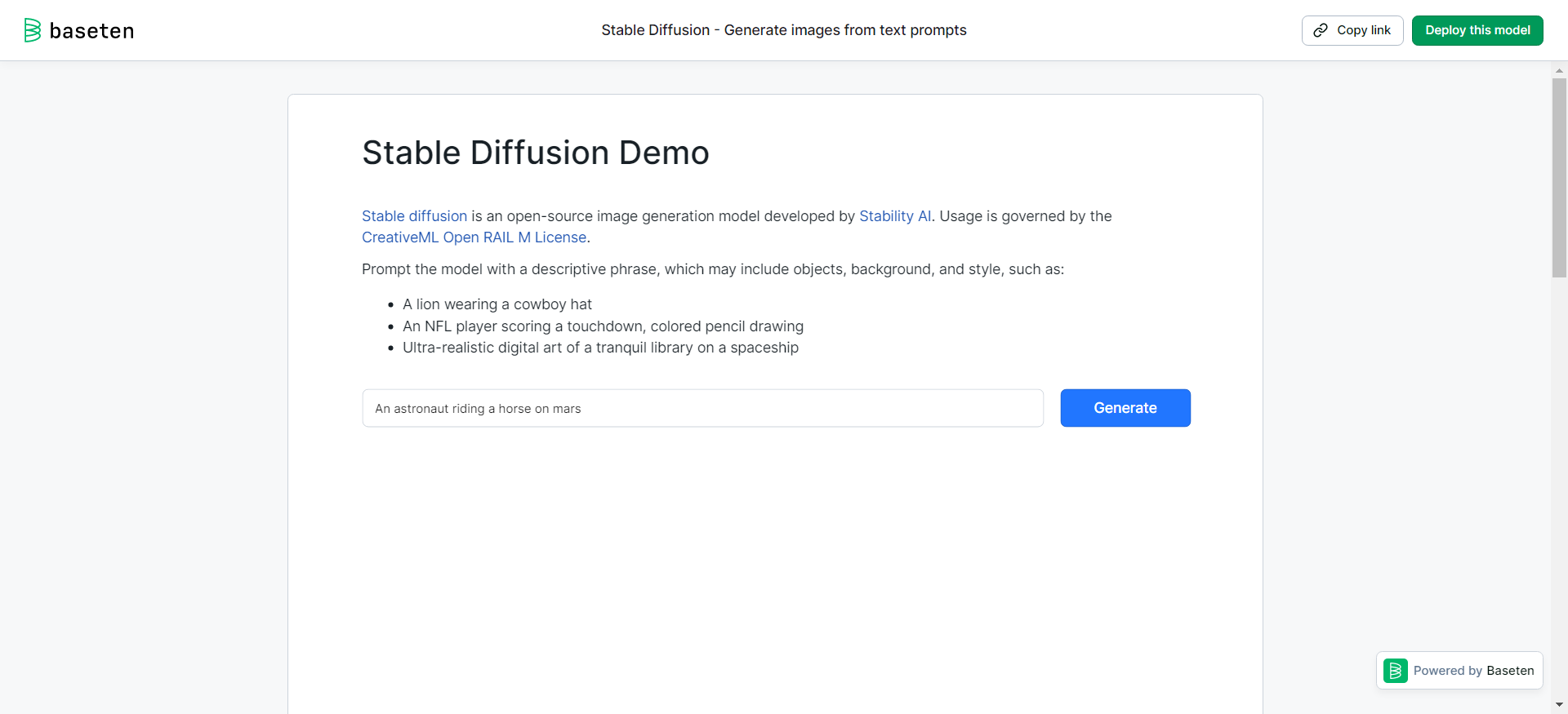 Baseten | SaaS AI Tools