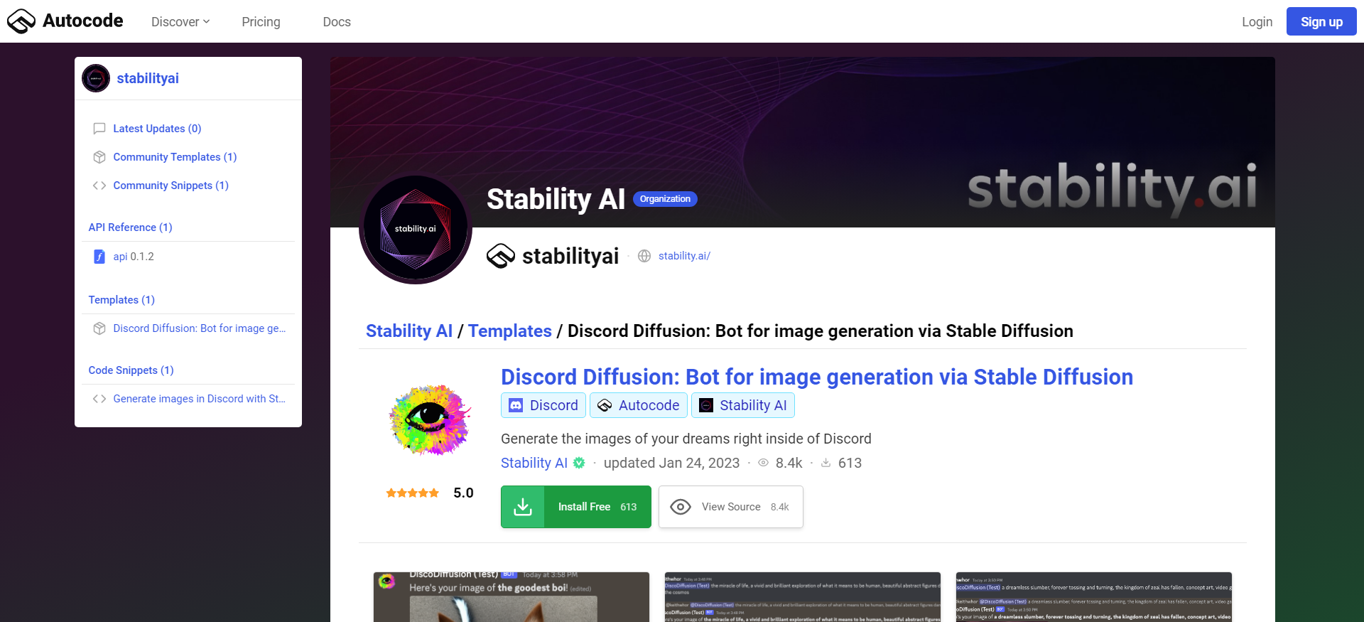 Discord Diffusion | SaaS AI Tools