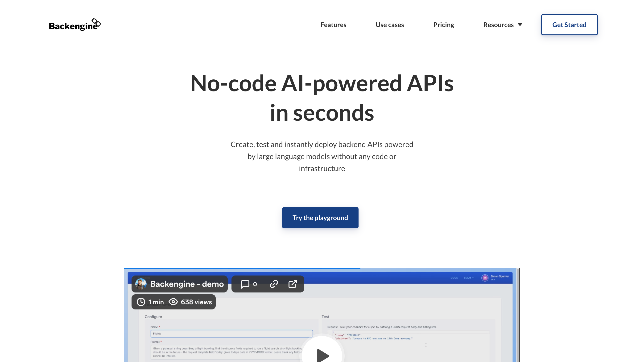 Backengine | SaaS AI Tools