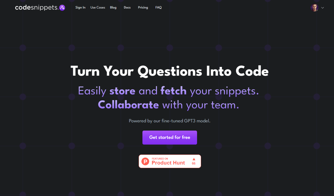 CodeSnippets.ai | SaaS AI Tools