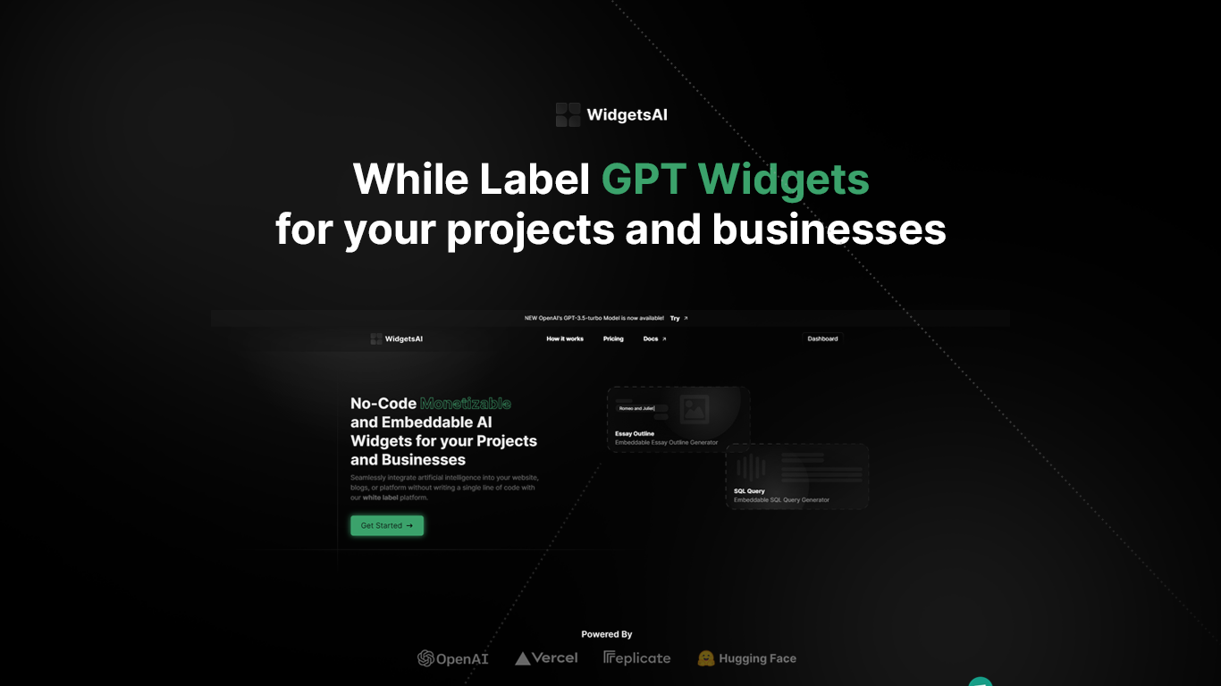 WidgetsAI | SaaS AI Tools