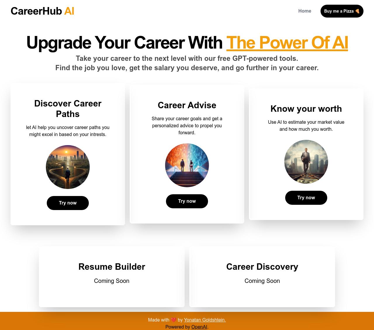 CareerHub AI | SaaS AI Tools