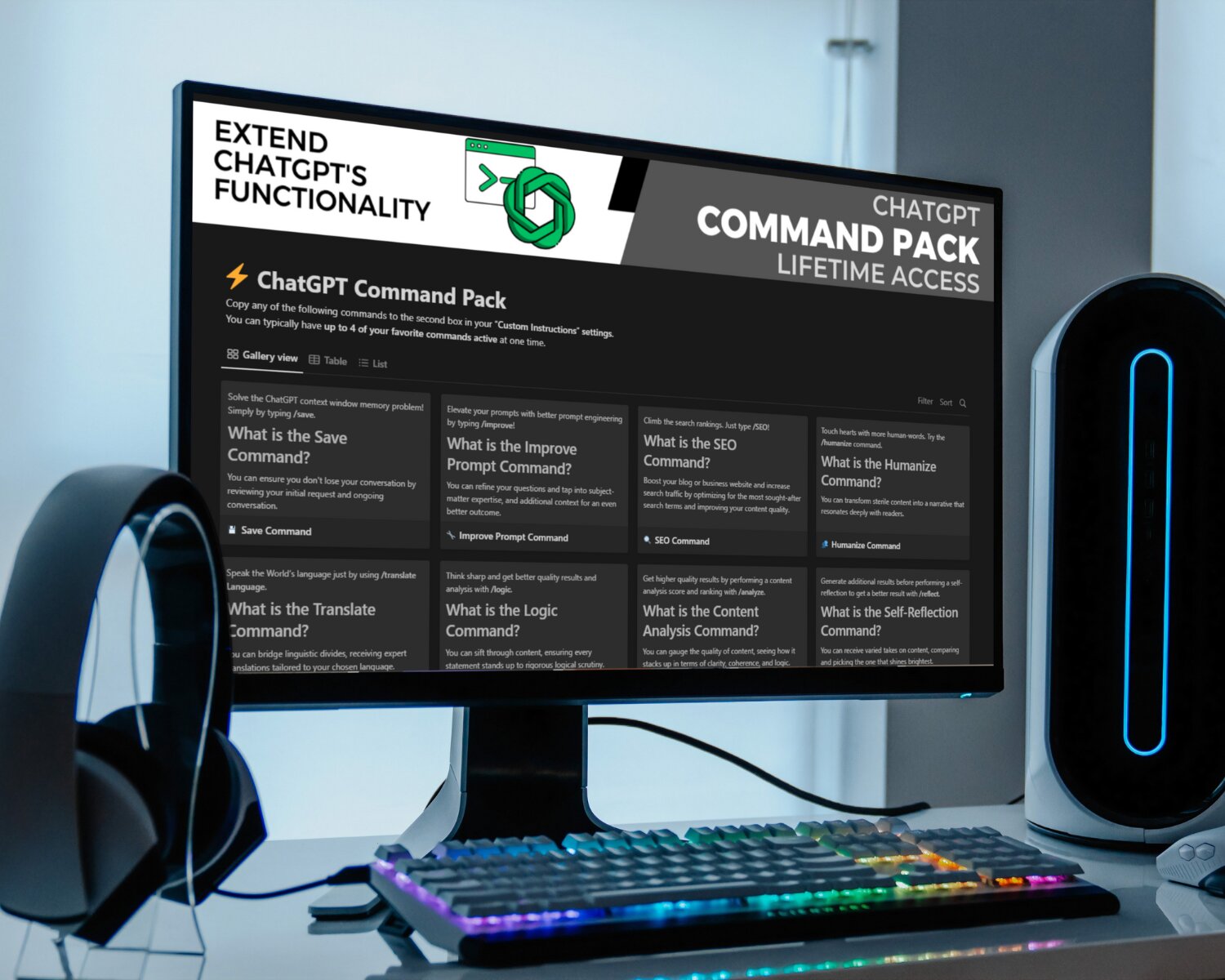 GPT Command Pack | SaaS AI Tools