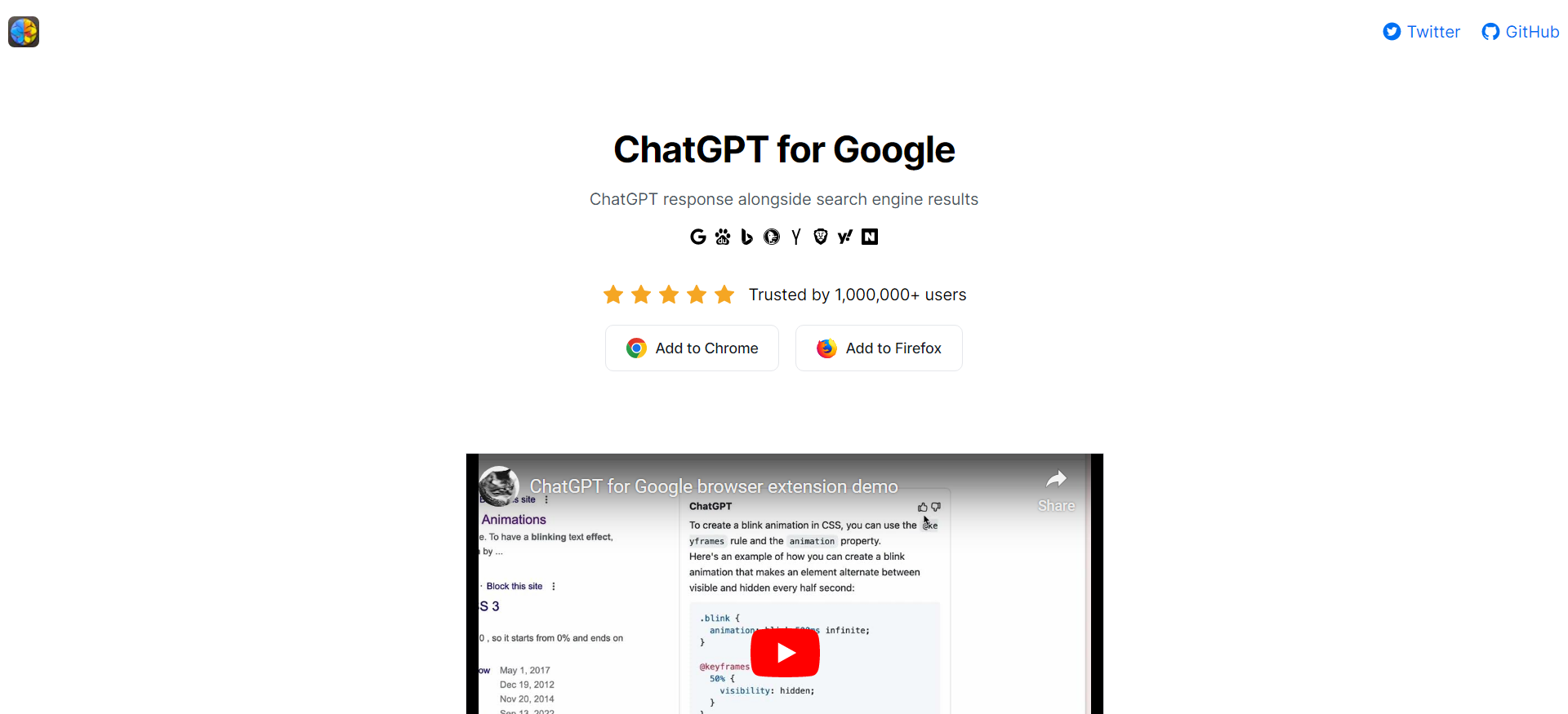ChatGPT for Google | SaaS AI Tools