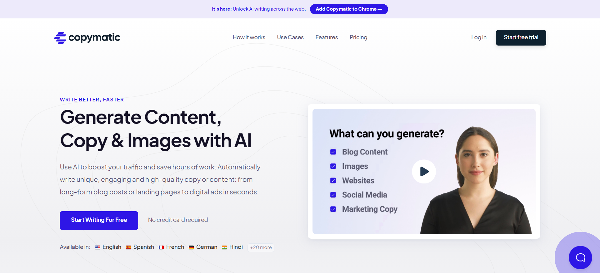 Copymatic | SaaS AI Tools