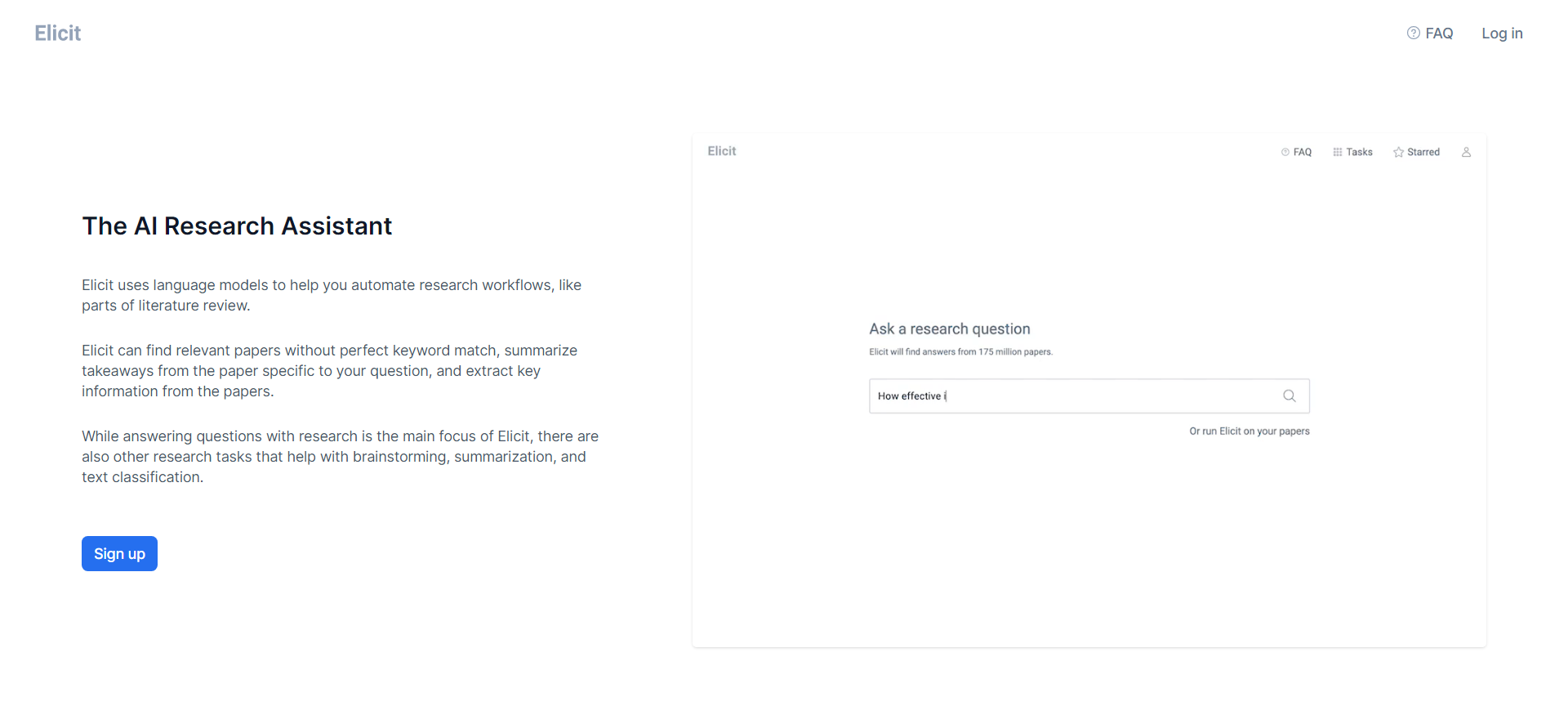 Elicit | SaaS AI Tools