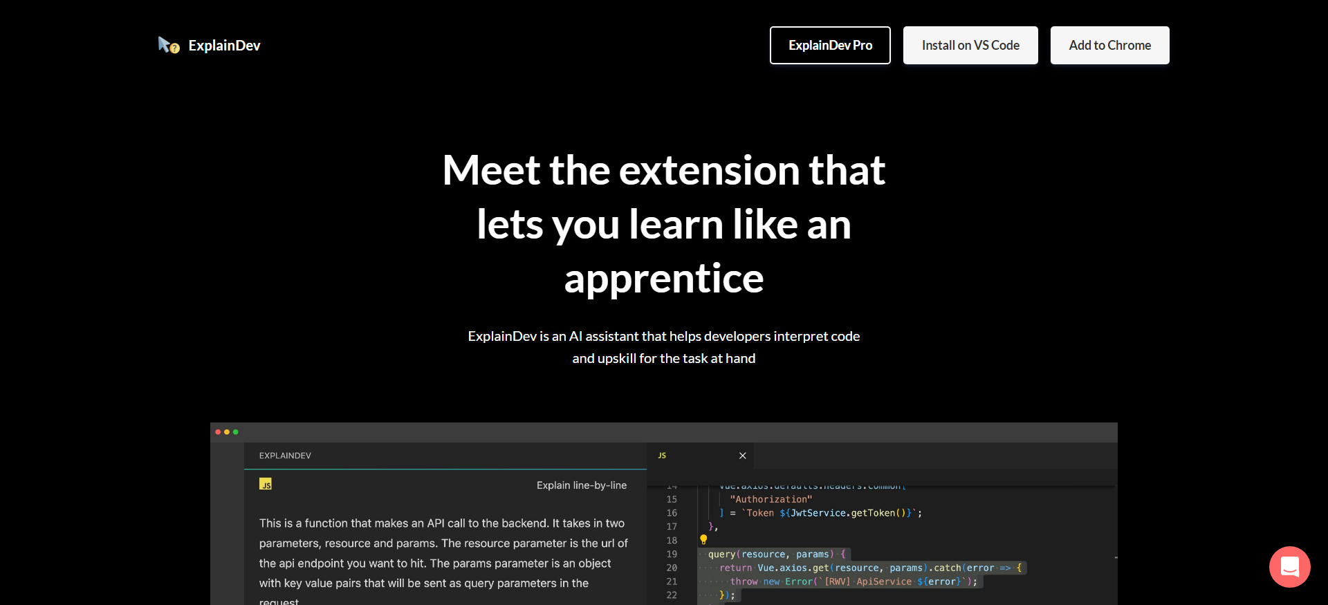 ExplainDev | SaaS AI Tools