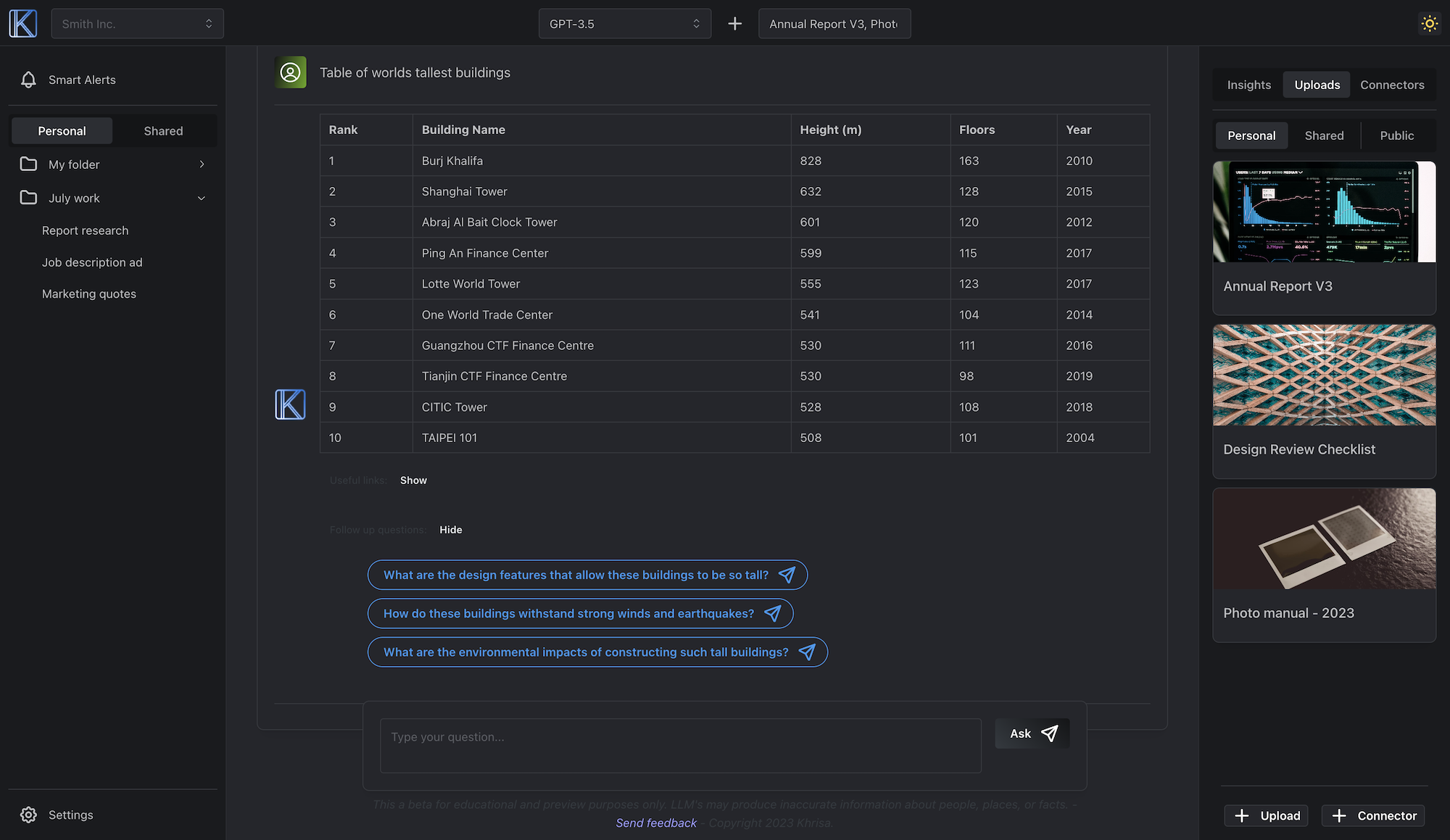 Khrisa | SaaS AI Tools