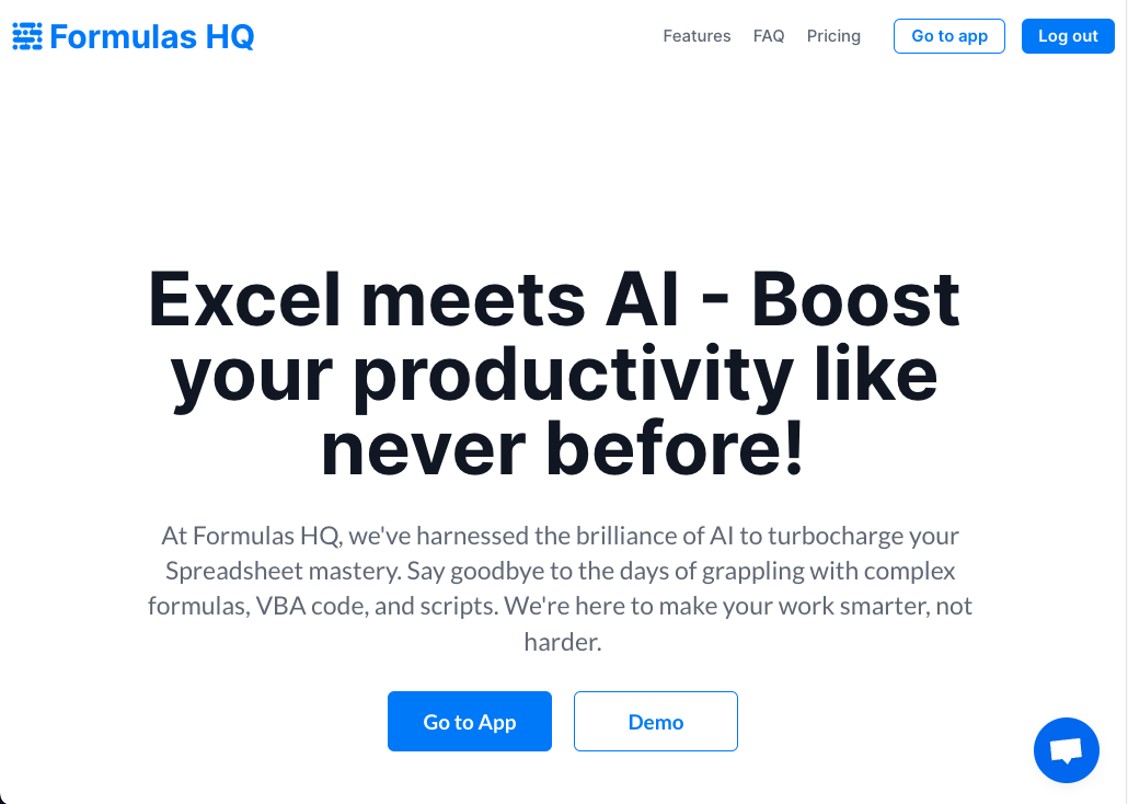 Formulas HQ | SaaS AI Tools