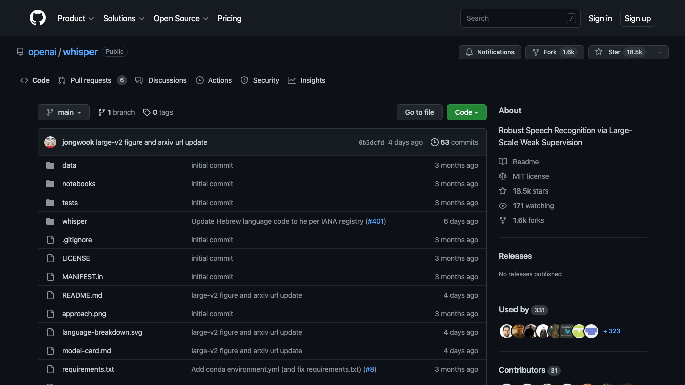 Whisper | SaaS AI Tools