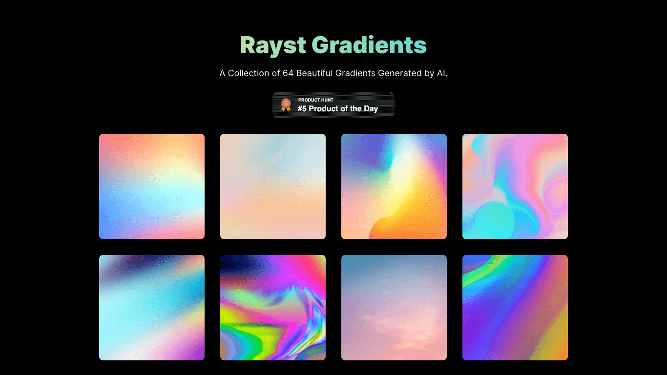 Rayst Gradients | SaaS AI Tools