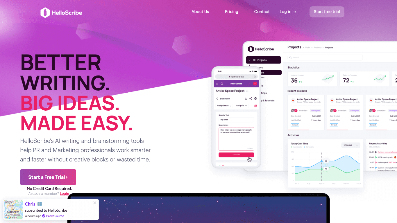 HelloScribe | SaaS AI Tools