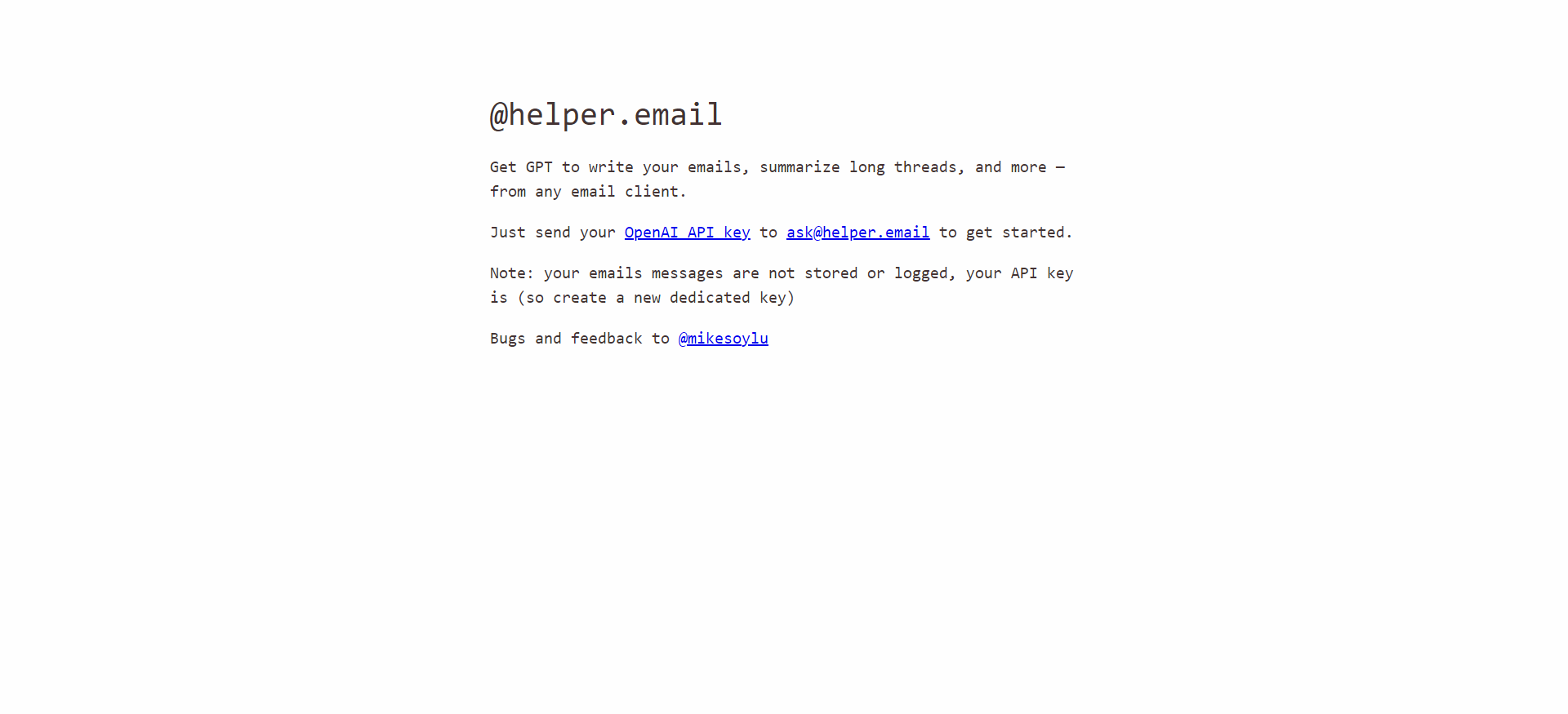 helper.email | SaaS AI Tools