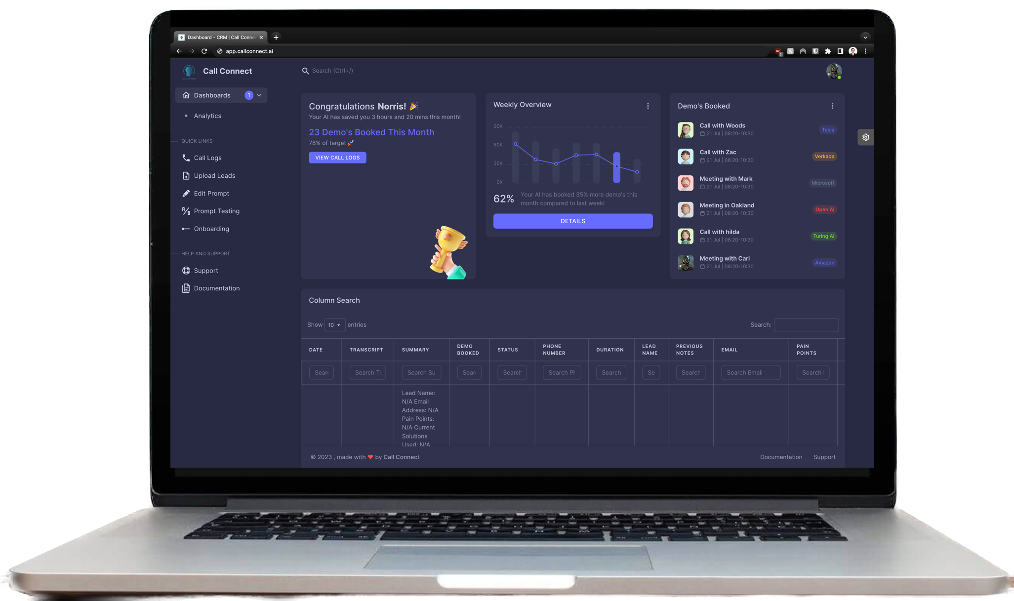 Call Connect | SaaS AI Tools