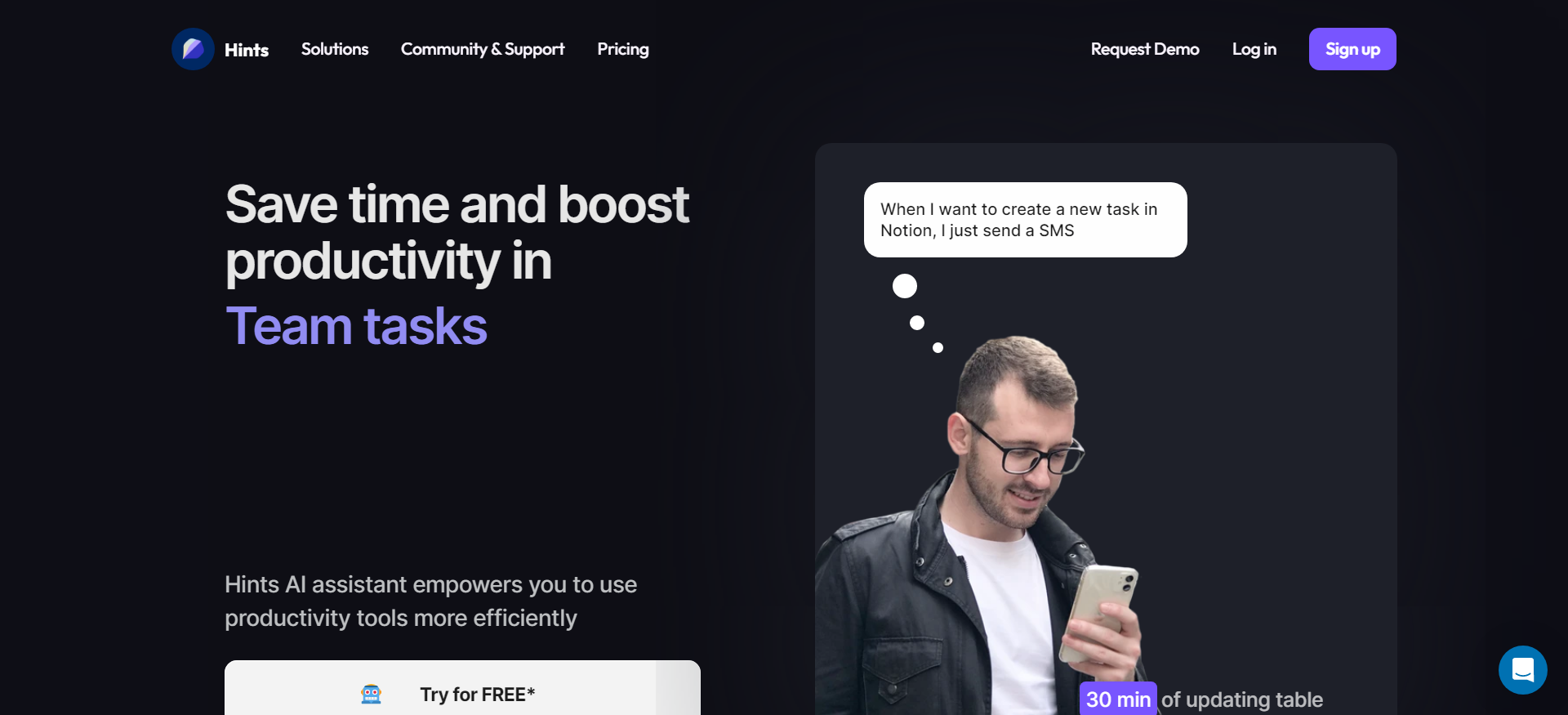 Hints | SaaS AI Tools