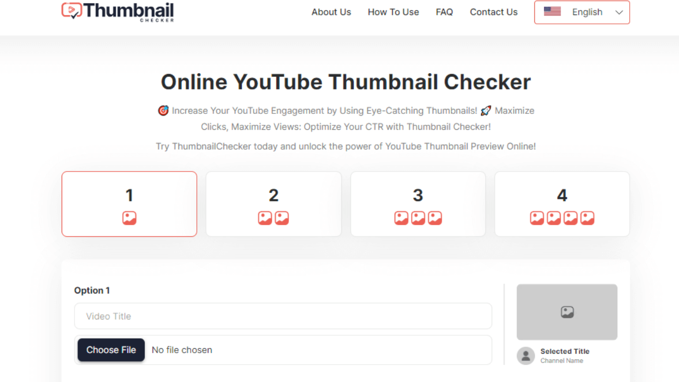 YouTube Thumbnail Checker | SaaS AI Tools