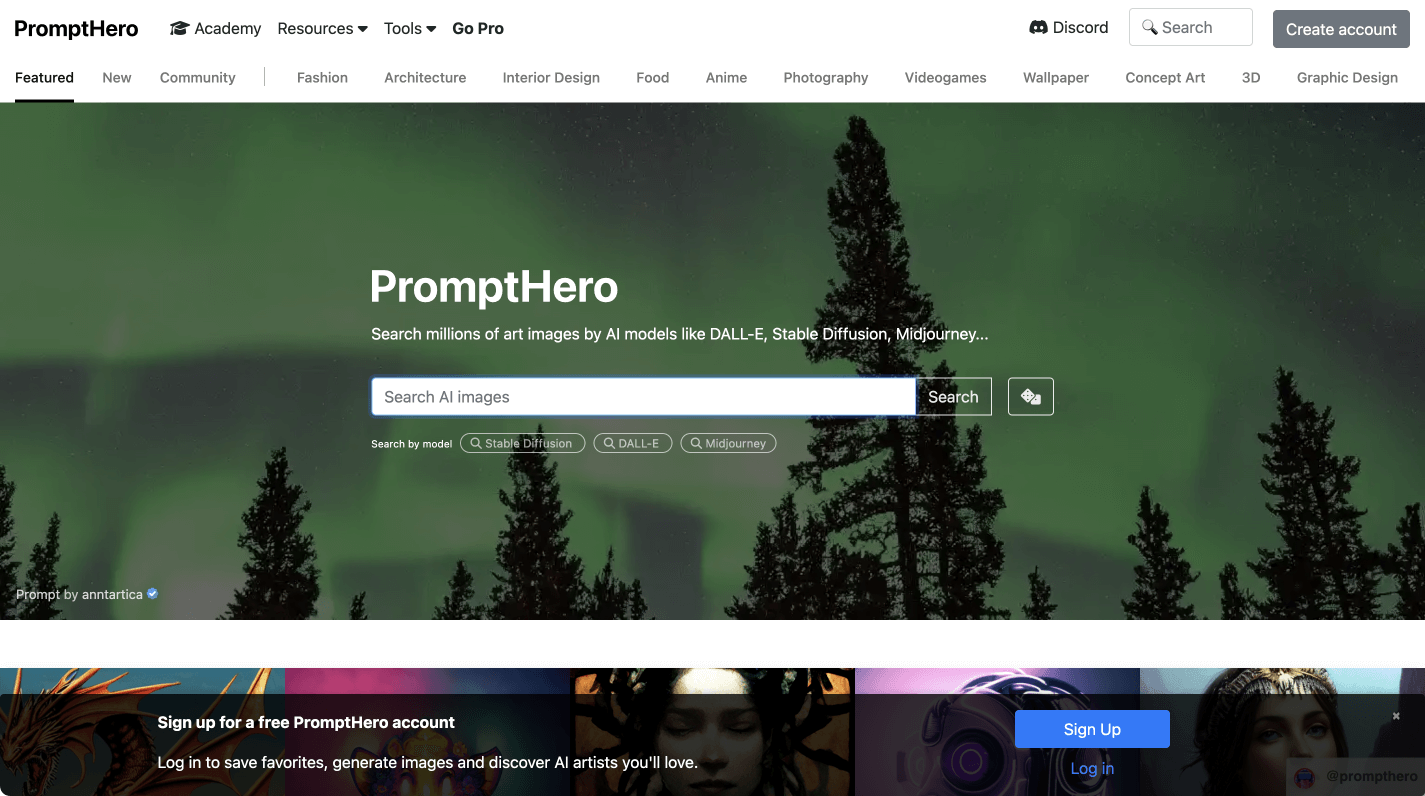 PromptHero | SaaS AI Tools