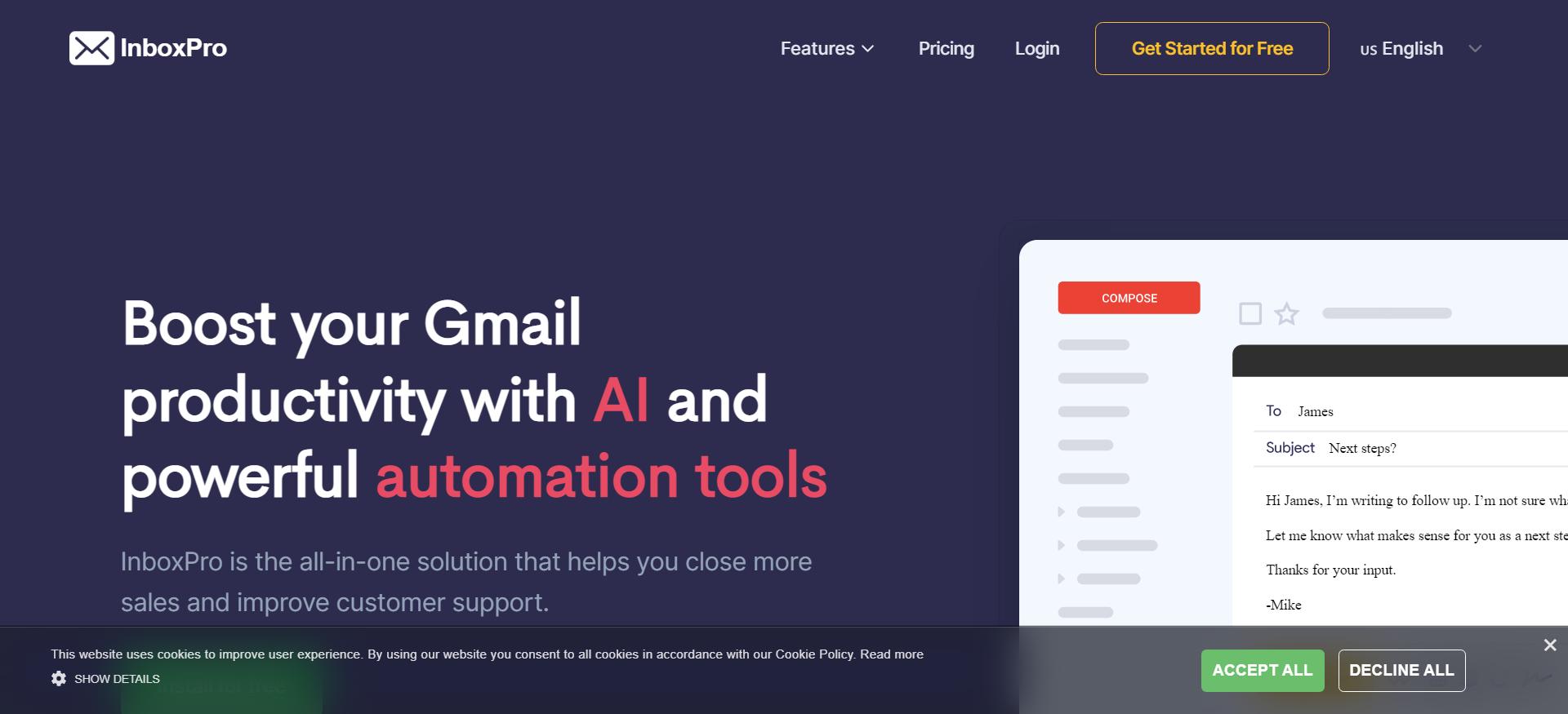 InboxPro | SaaS AI Tools