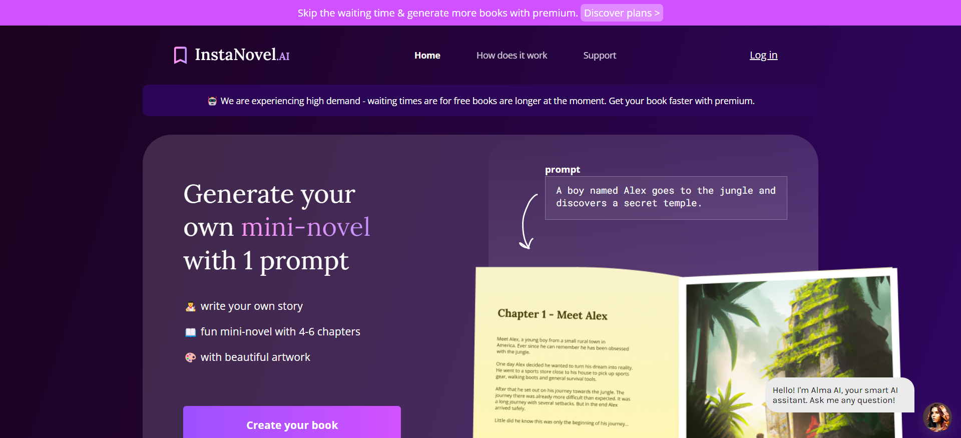 InstaNovel | SaaS AI Tools