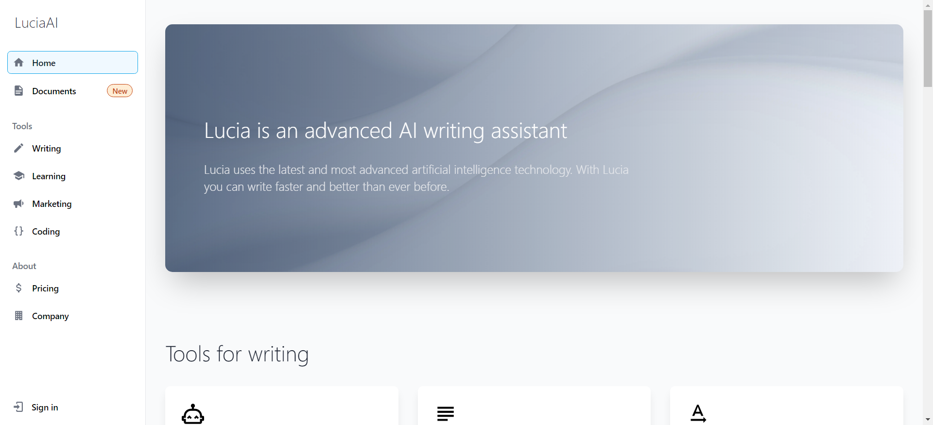 LuciaAI | SaaS AI Tools