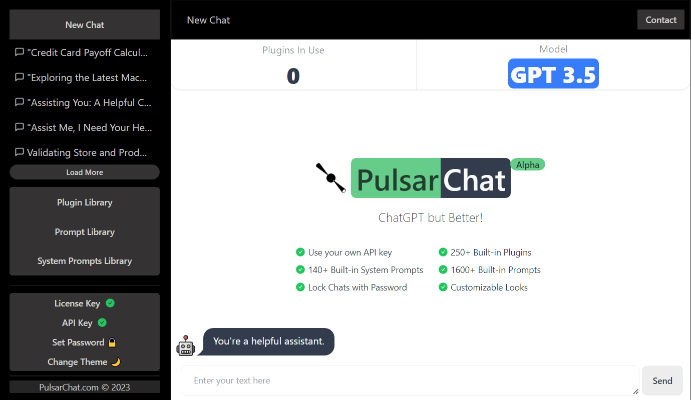 PulsarChat - ChatGPT, but better! | SaaS AI Tools