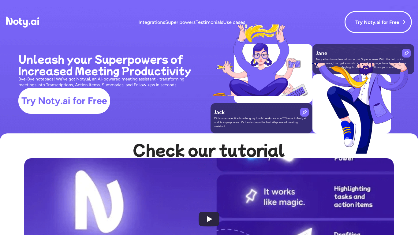 Noty.ai | SaaS AI Tools