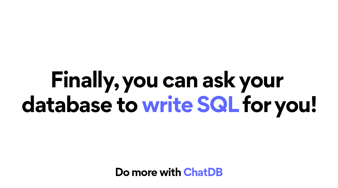 ChatDB | SaaS AI Tools