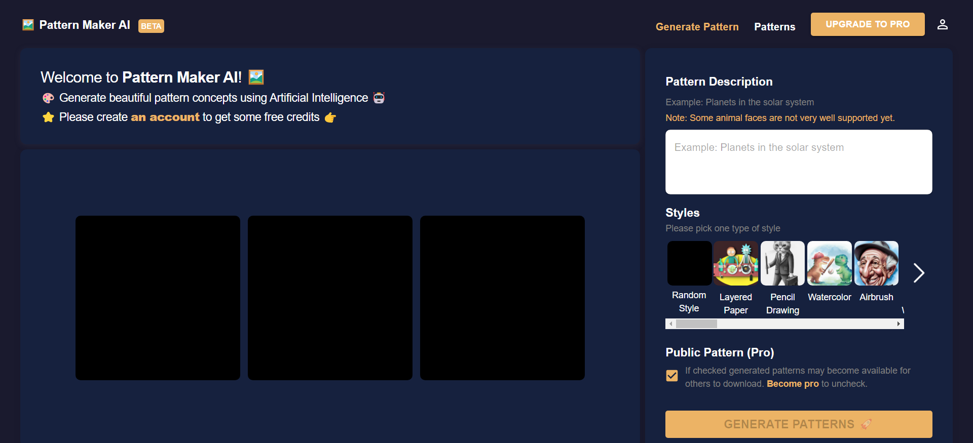Pattern Maker AI | SaaS AI Tools