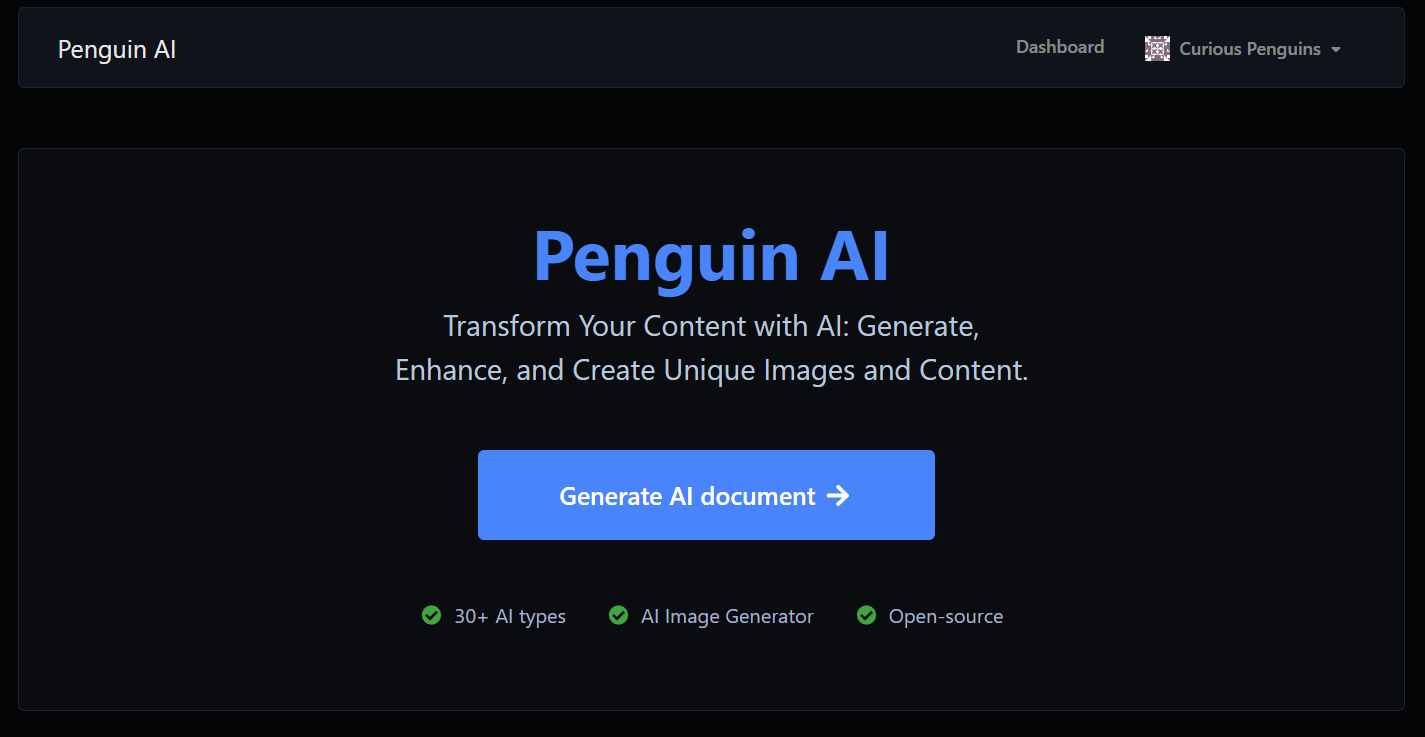 Penguin AI | SaaS AI Tools