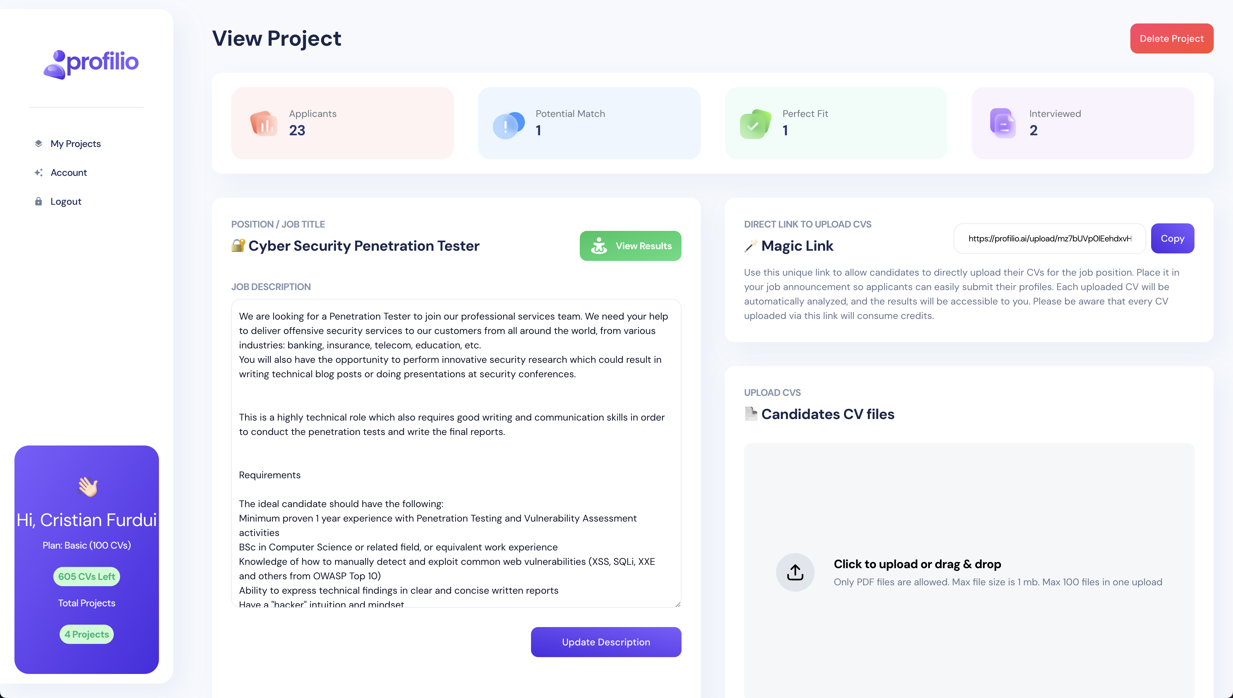 Profilio | SaaS AI Tools